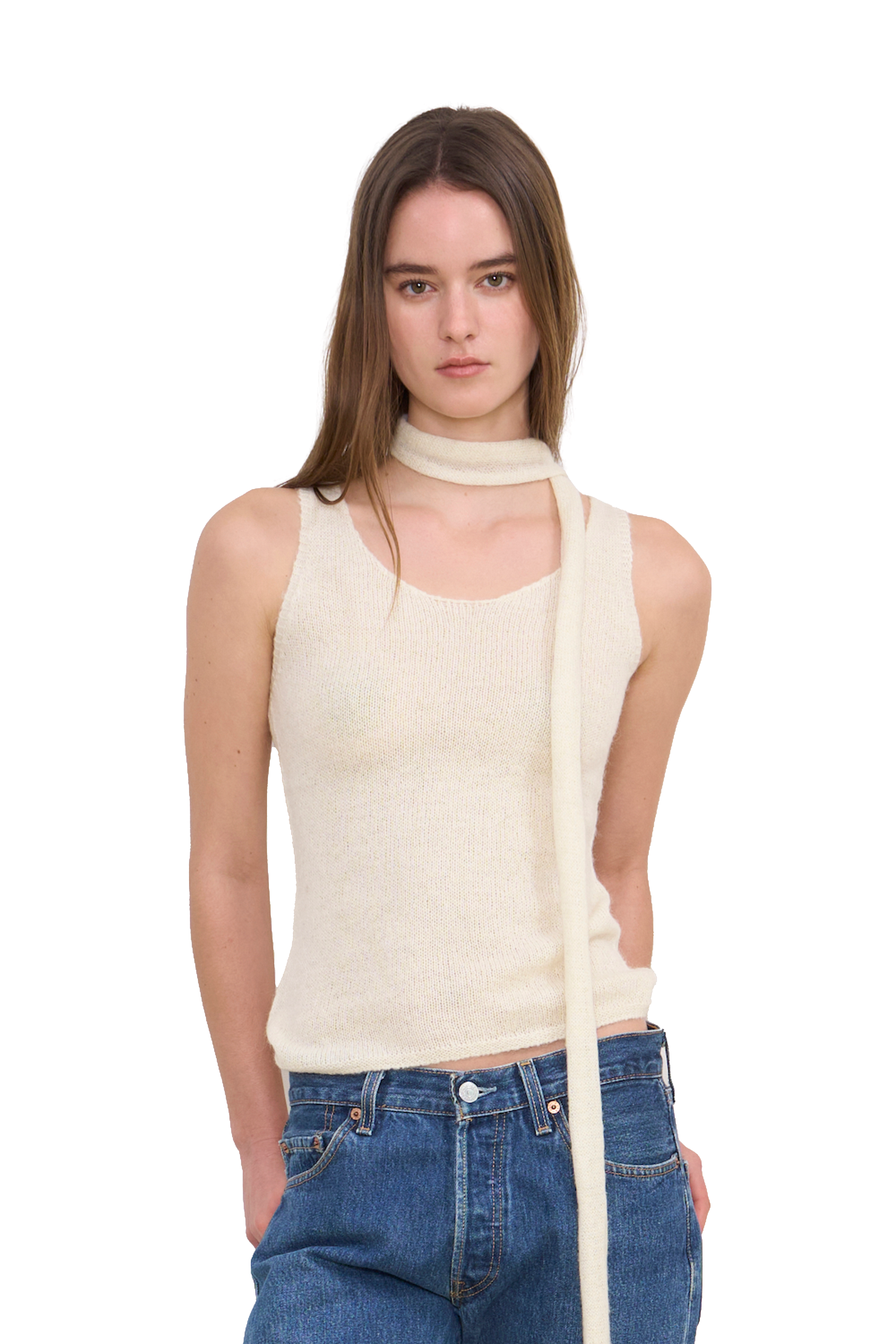 Samantha Top in Cream | Urban Sophistication