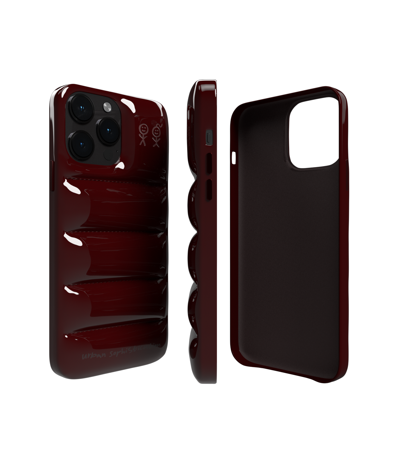 THE PUFFER CASE® - DARK CHERRY – Urban Sophistication