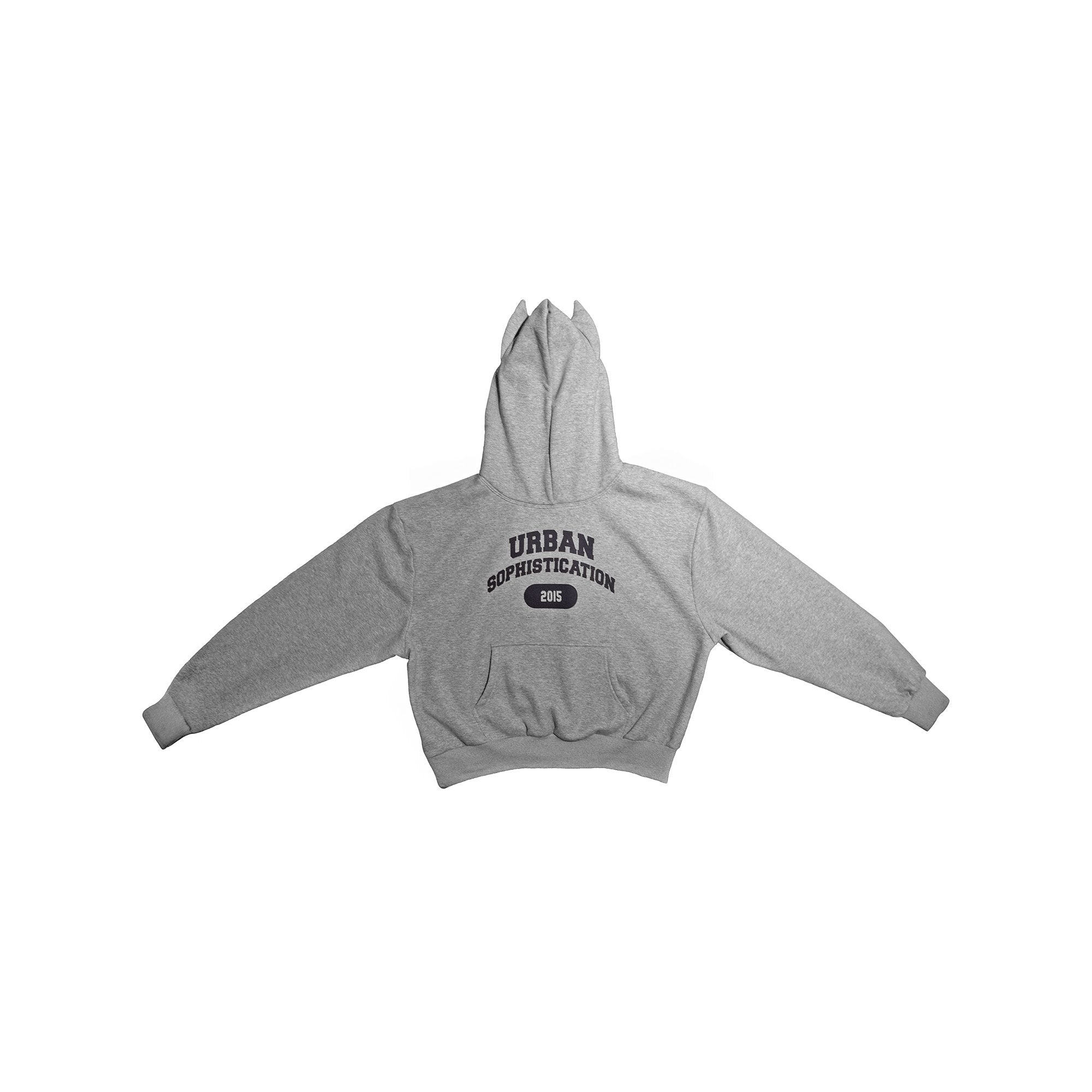 DEVIL HOODIE IN GREY - Urban Sophistication