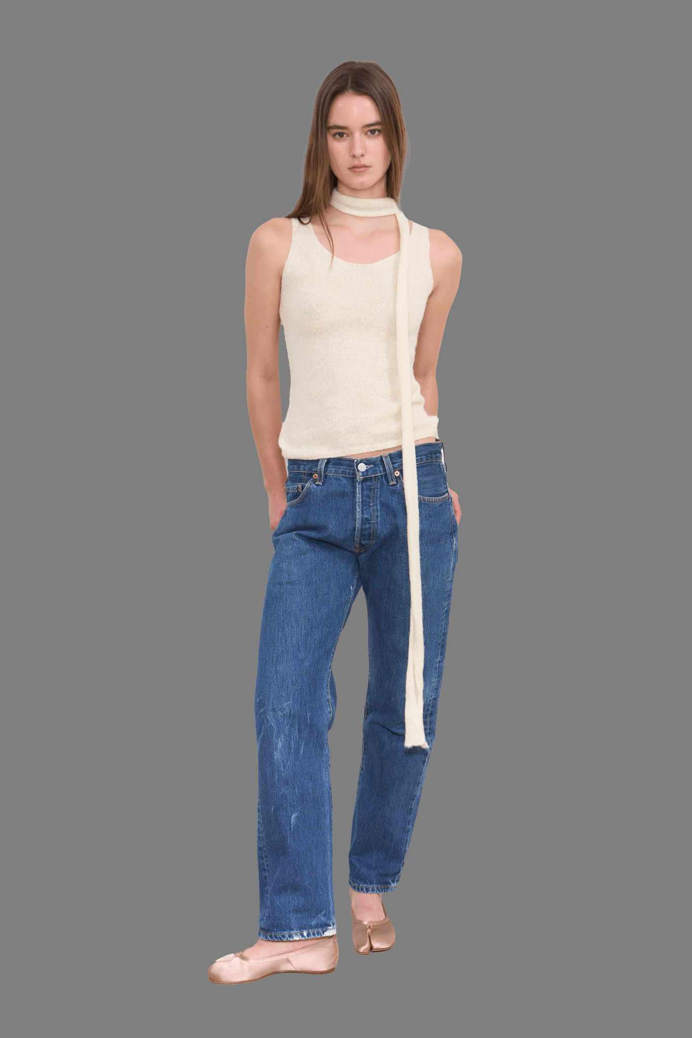 Samantha Top in Cream | Urban Sophistication